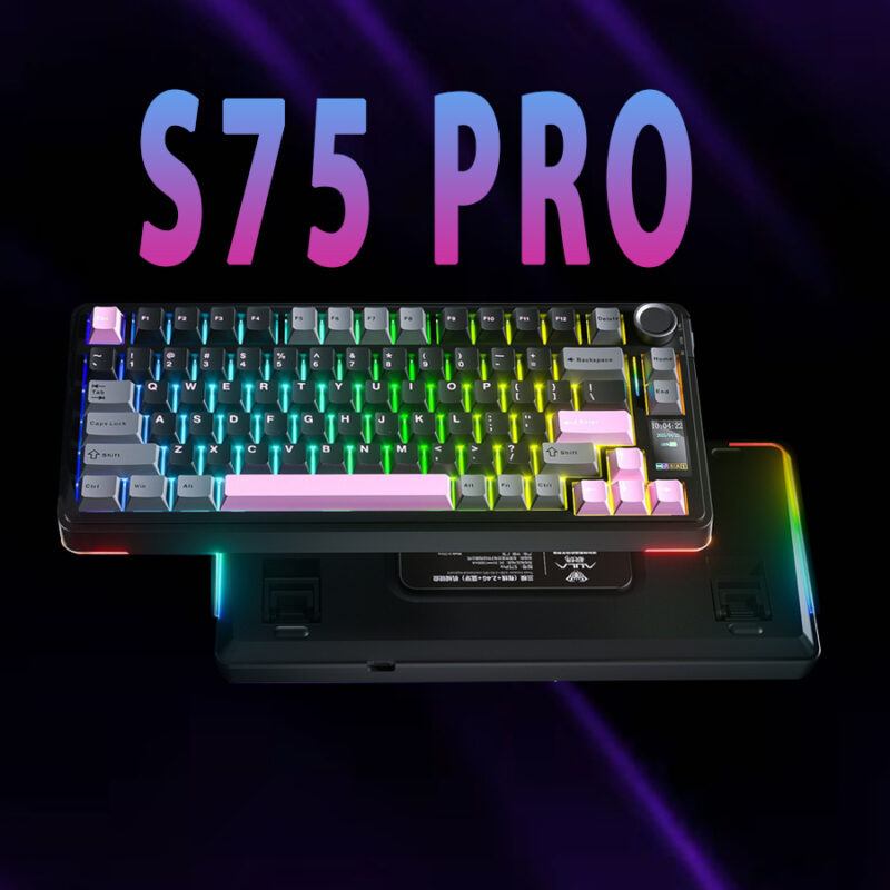 Aula S75 Pro Đen (3 Mode | Hot Swap | 4000 mAh) - Tabtik - Keyboard