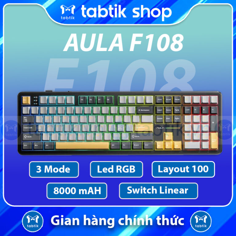 Hướng dẫn sử dụng Aula F108 Pro - Tabtik - Keyboard